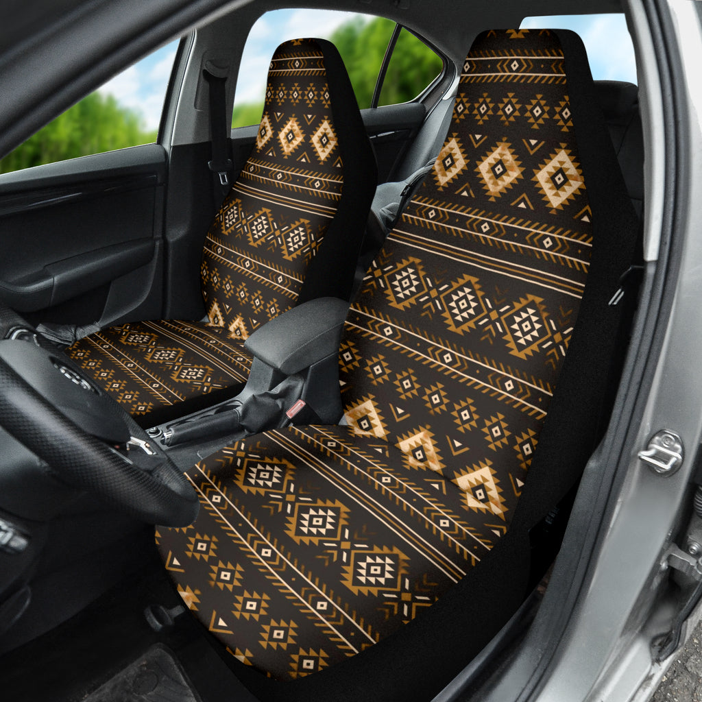 Brown Boho Aztec Car Seat Covers 110424