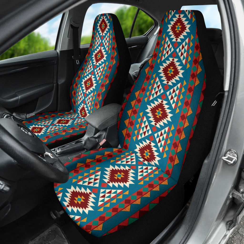 Brown Boho Aztec Car Seat Covers 110424